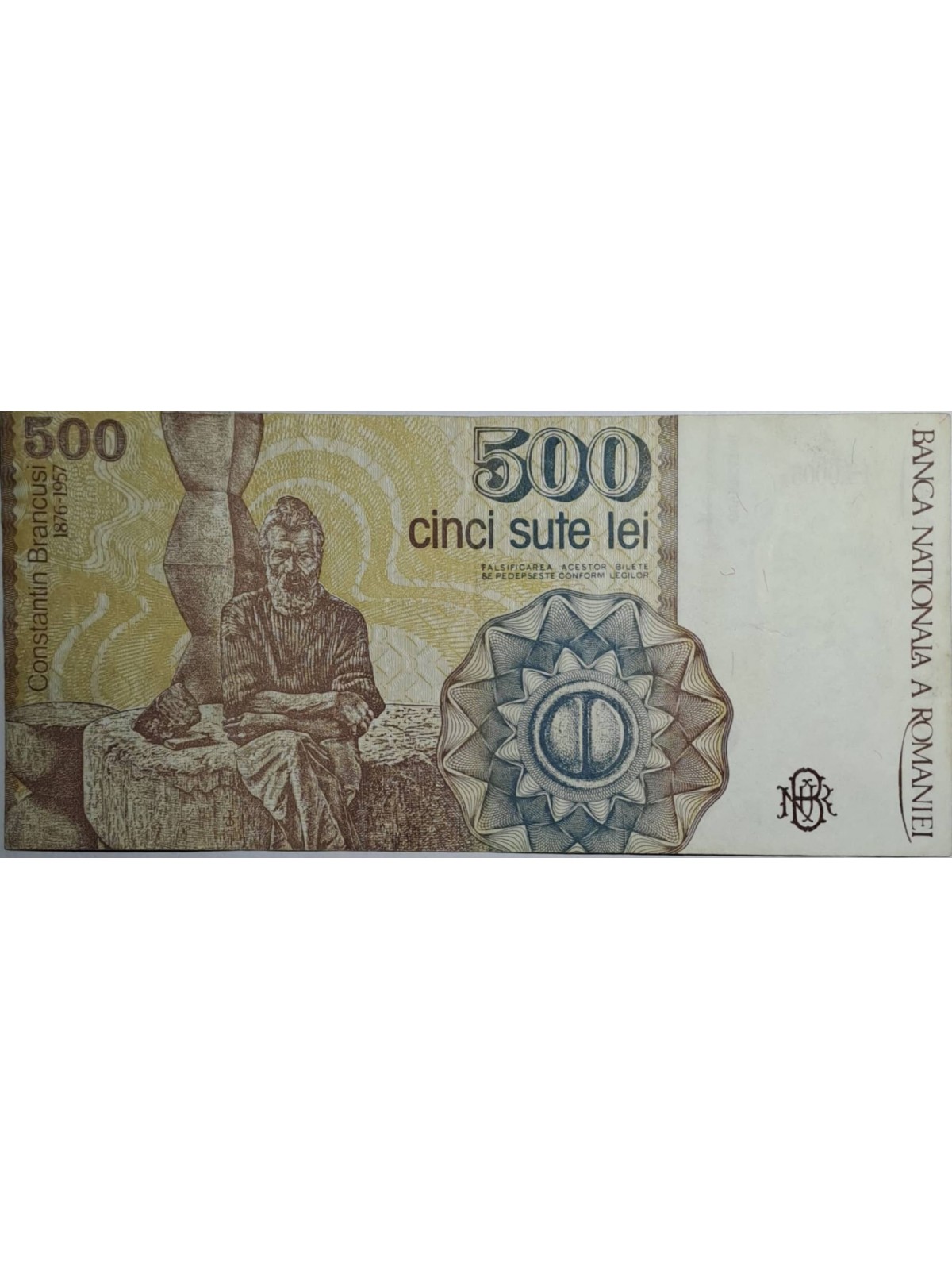 Bancnota 500 lei din anul 1991 in stare EXCEPTIONALA